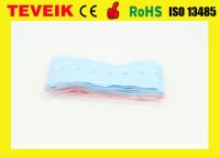 China CE certificated ISO M2208A Disposable CTG Belt With Buttonhole / Fetal Monitor Belt with 60mm Width for sale