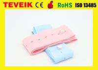 China CE certificated ISO M2208A Disposable CTG Belt With Buttonhole / Fetal Monitor Belt with 60mm Width for sale