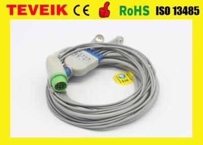 China Medical 5 Leads ECG Cable With Snap / ECG Trunk Cable For Biolight Patient Monitor for sale