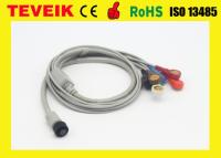 China Compatible GE Marquette Rozinn Holter Patient ECG Cable / ecg  Leadwires 5 leads for sale