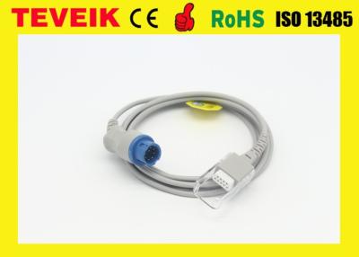 China 10 Pin medical device accessories spo2 cable for Nihon Kohden spo2 sensor for sale
