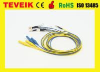 China Factory Price of Waterproof Neurofeedback DIN1.5 Socket Colorful Ear-Clip EEG Cable Electrode, Silver Plated Copper for sale