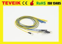 China Factory Price of Waterproof Neurofeedback DIN1.5 Socket Colorful Ear-Clip EEG Cable Electrode, Silver Plated Copper for sale