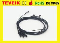 China Flexible soft EEG electrode cable with silver chloride plated copper ,emg electrodes for sale