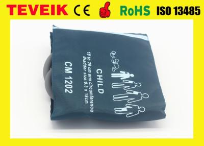 China Child Double Hose Arm Cir 18-26cm NIBP Cuff  for Patient Monitor Nylon Material for sale