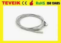 China Pure Silver Electrode EEG Cable Medical Accessories With DIN1.5 Socket Cup for sale
