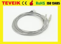 China Pure Silver Electrode EEG Cable Medical Accessories With DIN1.5 Socket Cup for sale