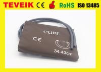China Factory Supplier M1575A PU Material 34cm-43cm Blood Pressure Cuff for Large Adult ,Single hose NIBP Cuff for sale
