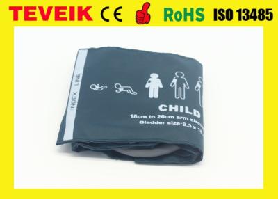 China Factory Price GE Blood Pressure Cuff  For Child, Double Hose NIBP Cuff, Nylon, 18cm-26cm for sale