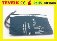 China Factory Price Reusable Datex Ohmeda Nylon Material Double Tube NIBP Blood Pressure Cuff For Adult Thigh for sale