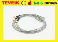 China Medical Factory of Neurofeedback EEG Cup Electrode Cable with Gold Plated Copper, TPU Material for sale