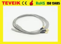China Medical Factory of Neurofeedback EEG Cup Electrode Cable with Gold Plated Copper, TPU Material for sale