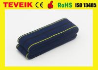 China Dark Blue 4cm X 1.2m M1562B CTG Belt , Fetal Monitor Belt With Self - Adhesive Buckle for sale