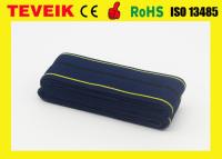 China Dark Blue 4cm X 1.2m M1562B CTG Belt , Fetal Monitor Belt With Self - Adhesive Buckle for sale