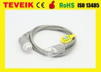 China Factory Low Price Reusable Datex OXY-C3 Spo2 Extension Adapter Cable For SpO2 Sensor, Round 10pin to DB9 female for sale