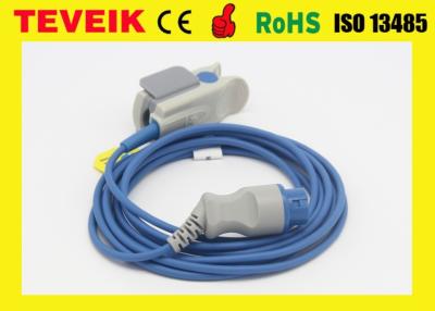 China Biolight M900 M7000 reusable adult finger clip spo2 sensor / probe with 12pin 3m for sale