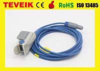 China MS3-109069 Edan Compatible SpO2 Sensor, Readel 6pins Audlt Finger Clip Medical cable for sale