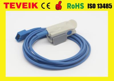 China NONIN 7pin reusable adult finger clip spo2 sensor probe for pulse oximeter ,medical TPU,CE&ISO 13485 for sale