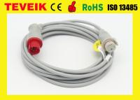 China Factory Price of Mindray PM7000 Medical Invasive Blood Pressure IBP Cable, Round 6pin to BD adapter for sale