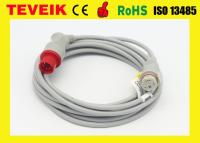 China Factory Price of Mindray PM7000 Medical Invasive Blood Pressure IBP Cable, Round 6pin to BD adapter for sale