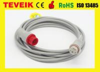China Factory Price of Mindray PM7000 Medical Invasive Blood Pressure IBP Cable, Round 6pin to BD adapter for sale