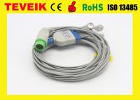 China One Piece 5 Leads  ECG Cable With Round 12pin Connector For Biolight M7000 for sale
