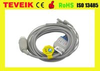 China Mindray BeneView T5 5 Leads  ECG Cable , Grey ECG  Lead Wires With Snap for sale