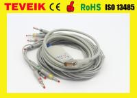 China Compatible HP M1770A 10 lead ECG/EKG cable and leadwires with Banana4.0 IEC standard for sale
