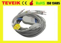 China Medical device schiller EKG Cable with Banana 4.0 IEC 10K resistor, 10 lead ecg cable for sale