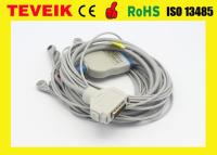 China DB 15Pin Fukuda Denshi 10 lead EKG/ECG Cable With Snap IEC Supply from Factory for sale