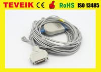 China DB 15Pin Fukuda Denshi 10 lead EKG/ECG Cable With Snap IEC Supply from Factory for sale