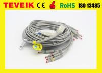 China Fukuda KP-500 EKG Cable, KP-500D ECG Cable and Leadwires with Banana 4.0 IEC Standard for sale