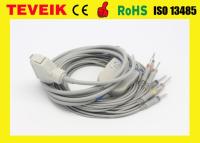 China Fukuda KP-500 EKG Cable, KP-500D ECG Cable and Leadwires with Banana 4.0 IEC Standard for sale