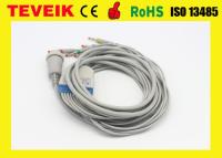 China Kenz 10 lead EKG Cable, 103/106 ecg patient cable and leadwires Round 16pin without resistor for sale