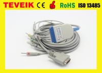 China Direclty Supply Edan SE-3 SE-601A 10 lead EKG Cable with DIN 3.0 IEC Standard for sale