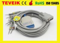 China Direclty Supply Edan SE-3 SE-601A 10 lead EKG Cable with DIN 3.0 IEC Standard for sale