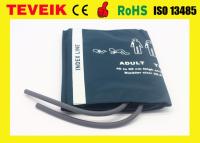 China Adult double tube nylon material reusable blood pressure cuff,medical accessory NIBP cuff used for Patient monitor for sale