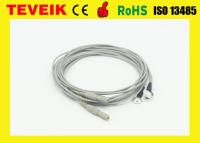 China Neural Feedback  EEG cable DIN1.5 socke with Silver plated copper, medical eeg cable for sale