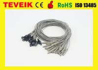 China IN1.5 socket EEG cable with silver chloride plated copper from manufacturer for sale