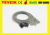 China IN1.5 socket EEG cable with silver chloride plated copper from manufacturer for sale
