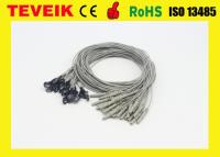 China Medical eeg cup cable eeg electrodes, DIN1.5 eeg cable with silver chloride plated silver for sale