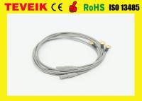 China Medical electrode eeg cable Din 1.5 eeg hat cable with nickel plated copper for sale