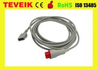 China HP invasive blood pressure cable round12pin for Utah transducer , HP IBP adapter cable for sale