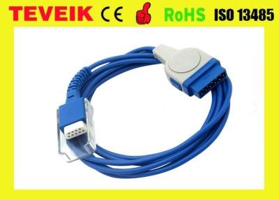 China 2002592-002 GE Marquette Ms SpO2 Extension cable 11pin to DB9 female for Dash and Solar series for sale