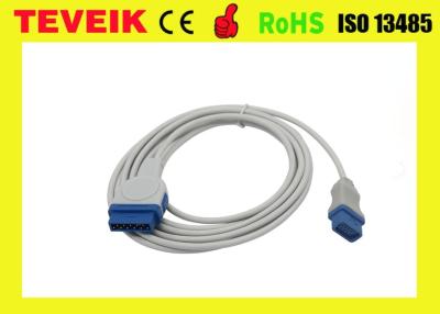 China SpO2 Extension Adapter cable, 11pin to TS 9pin female Compatible with GE ohmeda TS9pin sensor for sale