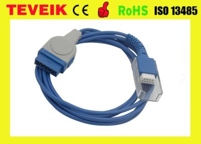 China GE Marquette 2006644-001 Spo2 Extension Adapter Cable 11pin to DB9 female for Eagle,Dash, SOLAR for sale