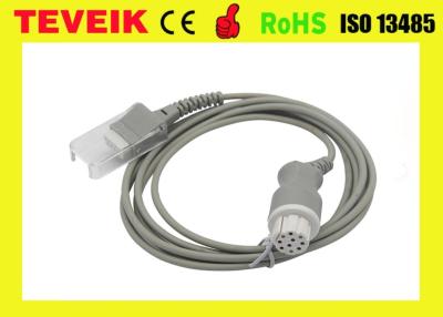 China Datex-Ohmeda SpO2 Extension Cable compatible OXY-C3 adapter cable with round 10pin to DB9 female for sale