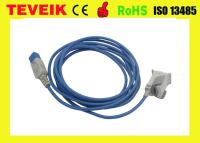 China Compatible medical spo2 cable HP pedia finger clip spo2 sensor with round 8pin 3m for sale