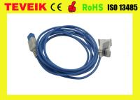 China Compatible medical spo2 cable HP pedia finger clip spo2 sensor with round 8pin 3m for sale