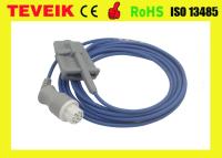 China Medical Accessory Datex adult silicone soft tip SpO2 sensor,10ft,Round 10pin for sale